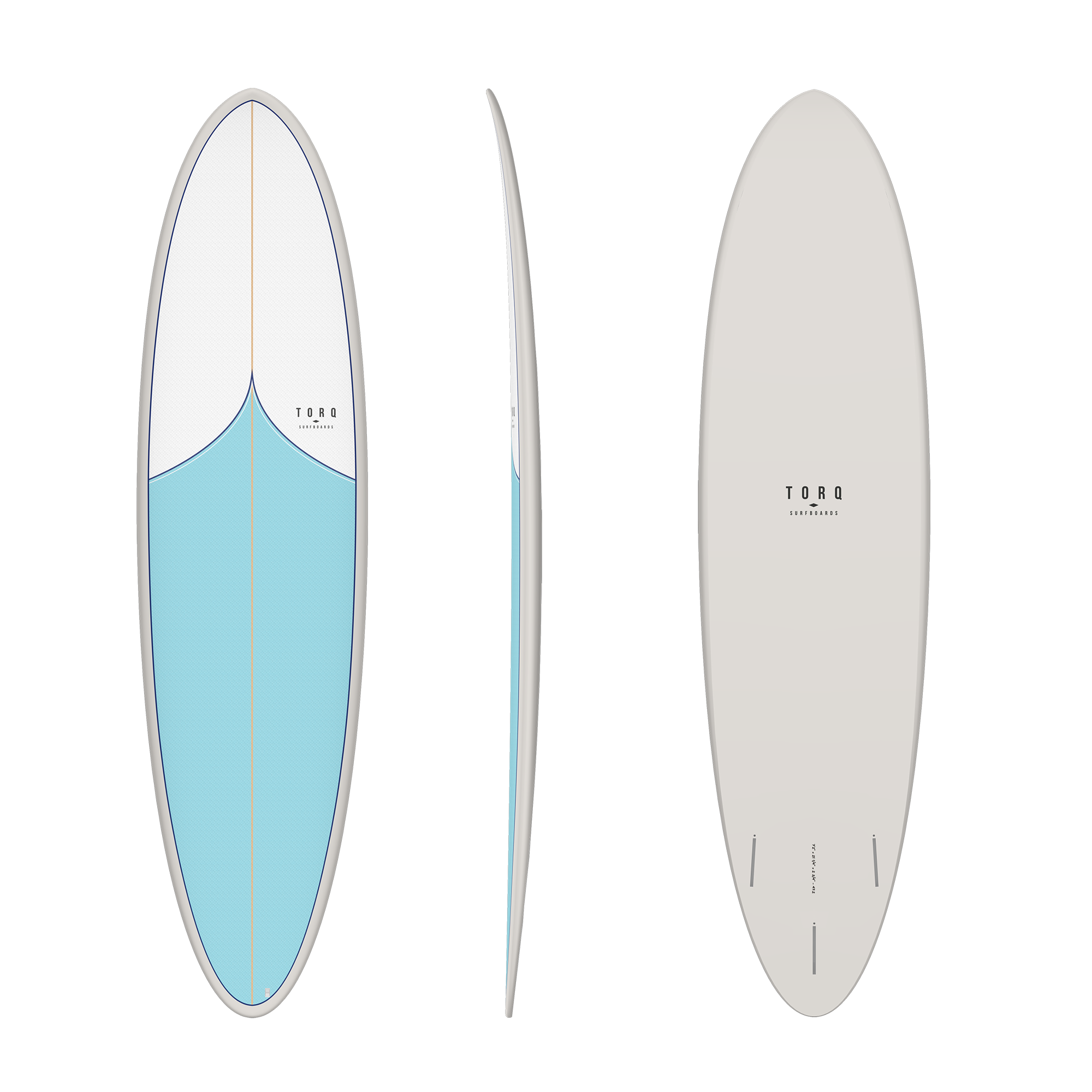 Torq 7'6" MOD Funboard TET Epoxy Surfboard - Vortex Pattern – SURF ...