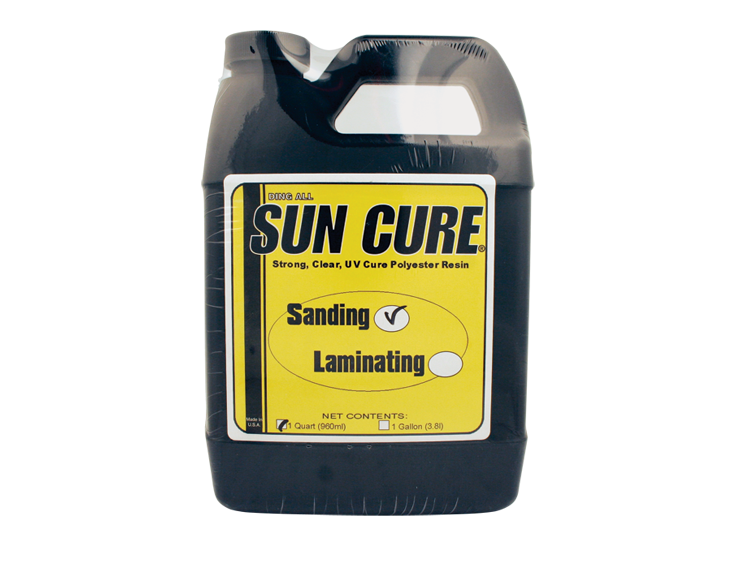 Ding All Sun Cure Polyester Ultra Clear Quart – SURF WORLD SURF SHOP