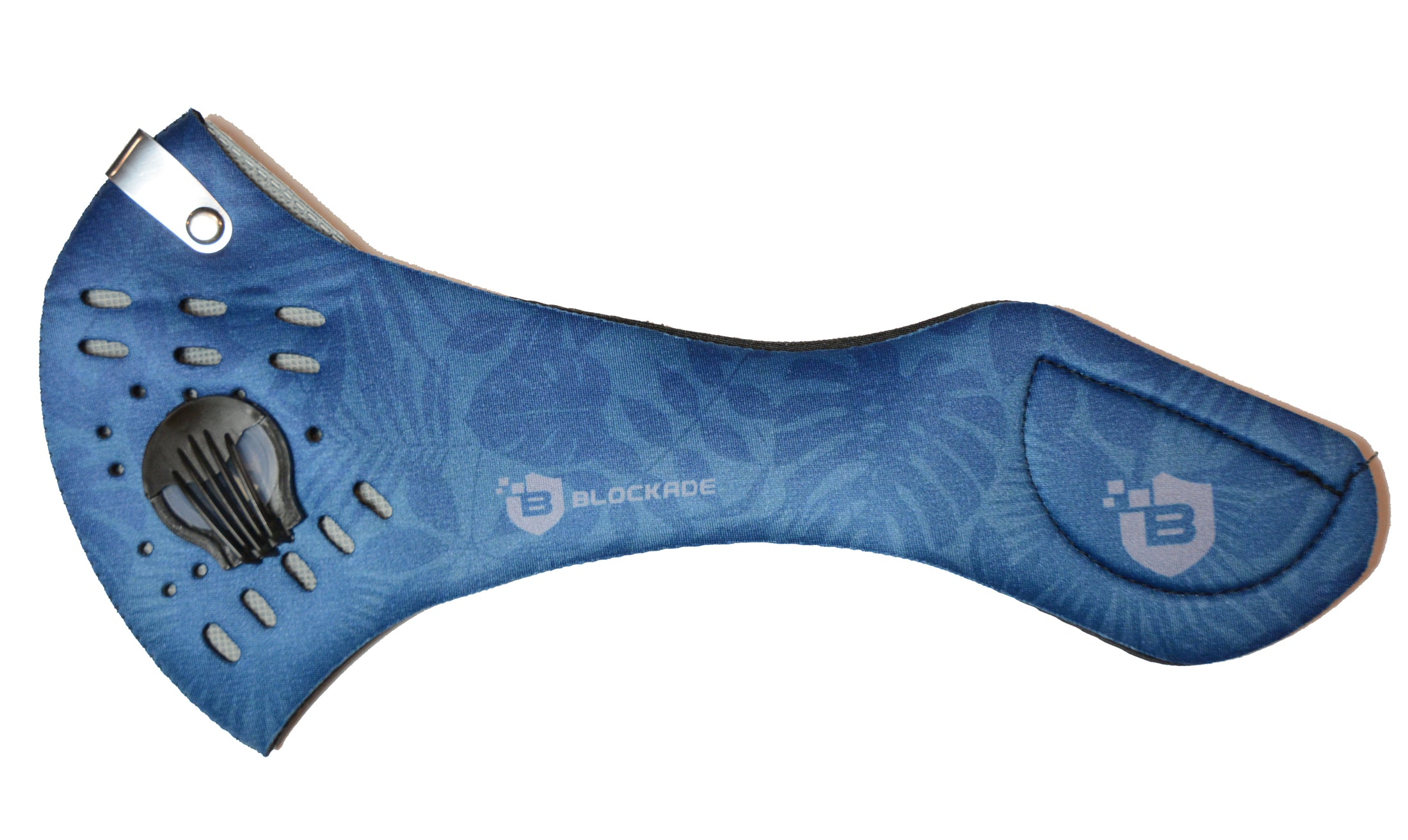 Blockade Face Masks Blue Floral Neoprene Mask with KN95 Filter - Free ...